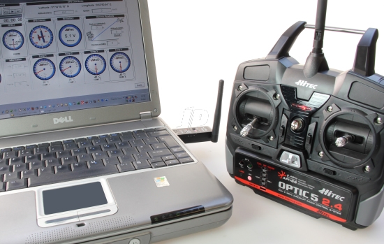 Hitec Optic 5 2.4GHz AFHSS TX/RX Combo (M2)(160240)
