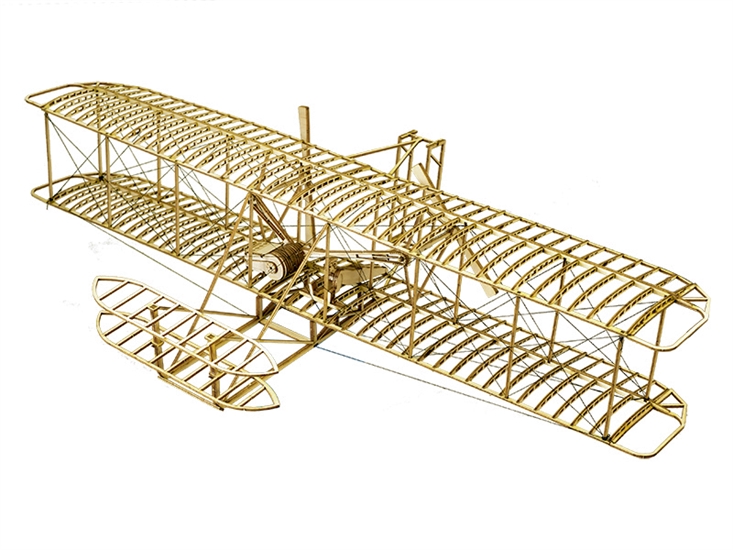 DW Hobby Wright Flyer 500mm Scale Static Balsa Model Kit