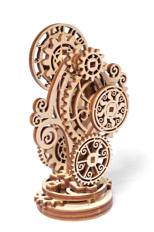 UGears Steampunk Clock Wooden Mechanical Model Kit