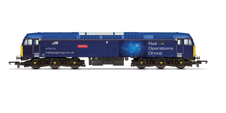 HORNBY RailRoad Plus ROG, Class 47, Co-Co, 47813 ‘Jack Frost’ (Era 11 ...
