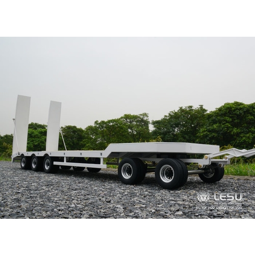 Lesu 1/14 Drawbar Low Loader Trailer