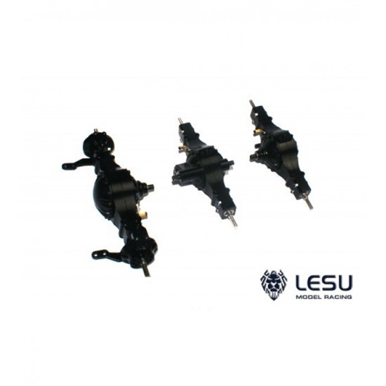 Lesu 1/14 Type 2 6x6 Axles Set of 3