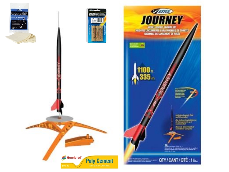ESTES D-ES1441 Journey - E2X Launch Set 100% Complete