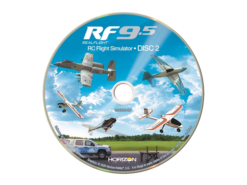 REALFLIGHT RealFlight 9.5 RC Flight Simulator with Spektrum InterLink DX