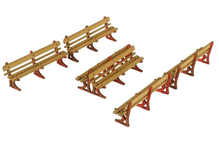Metcalfe OO/HO SCALE PLATFORM BENCHES - PO502