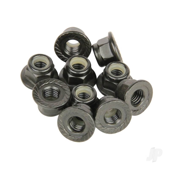 Helion M5 Nyloc Nuts (Black) 10pcs