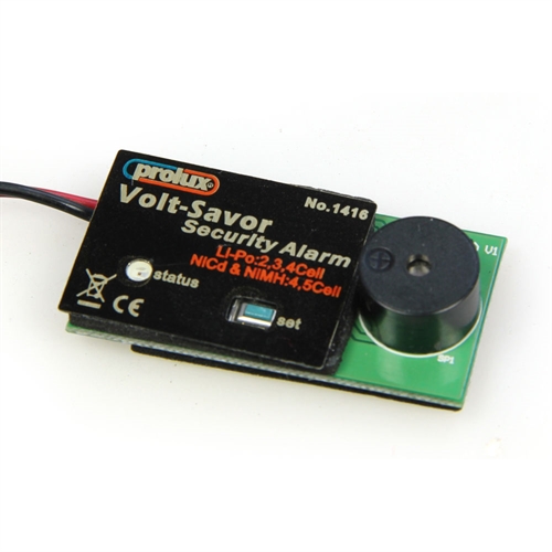 Prolux LiPo Low Voltage Alarm (Flash/Beep) 2-4 Cell