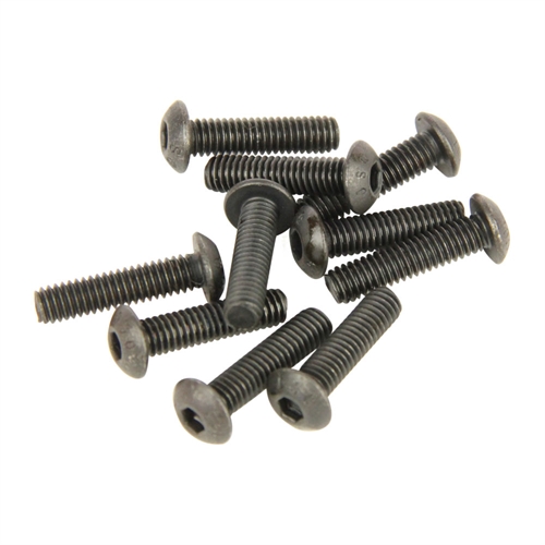Helion M4 Button Head Screws Black (4x15mm) 10pcs