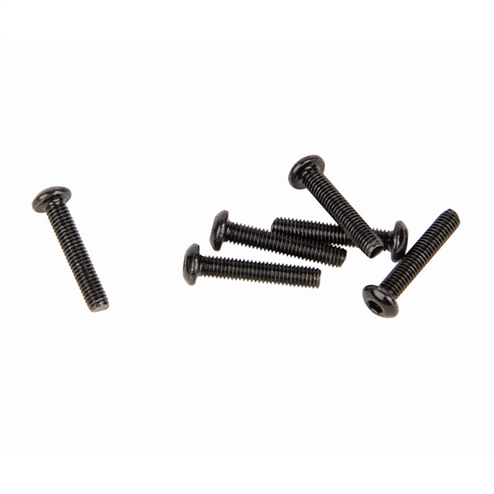 Helion M3 Button Head Screws Black (3x16mm) Allen Head 6pcs