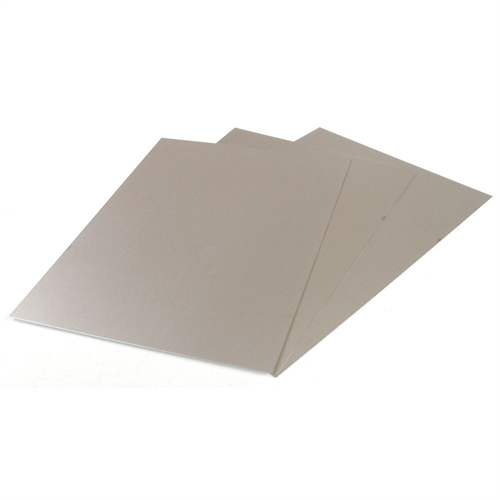 K&S .013in (29ga) 10x4in Tin Sheet Dull Matte
